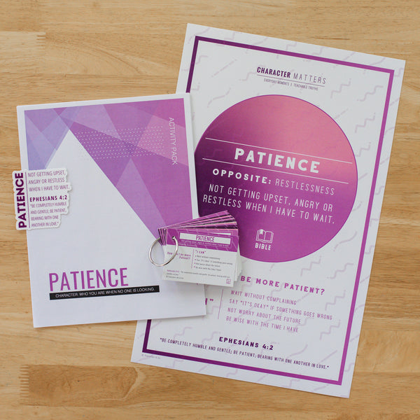 Youth Character Activity Pack - Patience (DOWNLOAD) - September & Co. Shop