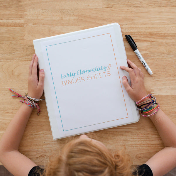 Elementary Binder Bundle Sheets (DOWNLOAD) - September & Co. Shop